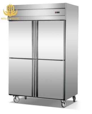 China Air Cooling Stainless Steel Refrigerator 6 Adjustable Shelves Precision Freshness Control for sale