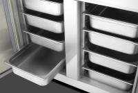 China Commercial Air Cooled Refrigerator Feature Interchangeable Glass Transparent Doors for sale