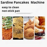 China Commercial Automatic Electric Ice Cream Fish Waffle Maker Japan Taiyaki Machine for sale