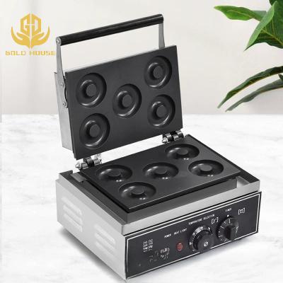 China Commercial Automatic Electric Waffle Baker Machine Non Stick Donut Maker Machine for sale