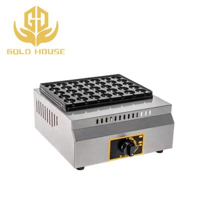 China Commercial Gas Powered Quail Egg Roaster Machine 35 Grid for Outdoor Catering for sale