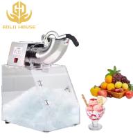 China Countertop Ice Cone Machine Commercial Stainless Steel Ice Crusher For Snack Bar for sale