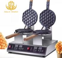 China Digital Restaurant Snack Bar Equipment 2 Plate 8 Slices Waffle Baker for sale