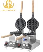 China Digital Restaurant Snack Bar Equipment 2 Plate 8 Slices Waffle Baker for sale