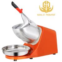 China Plastic Cone Manual Ice Shaver Machine Hand Cranked 65KG/H for sale