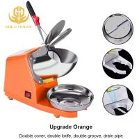 China Plastic Cone Manual Ice Shaver Machine Hand Cranked 65KG/H for sale