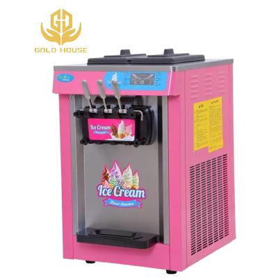 China Multiple Flavor 6L Ice Cream Machine Restaurant Commercial 1850W For Summer Hot Day for sale