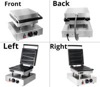 China Digital Pancake Machine Commercial Waffle Machine With Iron Cast Cover for sale