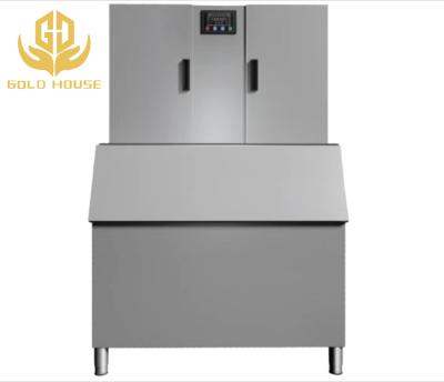 China Commercial Stainless Steel Ice Maker 2000 Pounds Per Day With 760 Ice Cube Trays for sale
