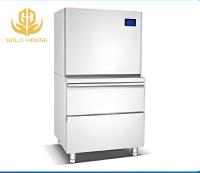China 700 Pounds Commercial Ice Maker Fully Stainless Steel Body 1800W for sale