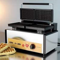 China 2 Plate 4 Heart Electric Waffle Machine 220V-240V For Snack Bar Breakfast Shop for sale