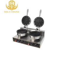 China Commercial Baking Snack Bar Equipment 2 Plate 5 Heart Electric Waffle Machine for sale