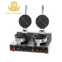 China Commercial Baking Snack Bar Equipment 2 Plate 5 Heart Electric Waffle Machine for sale