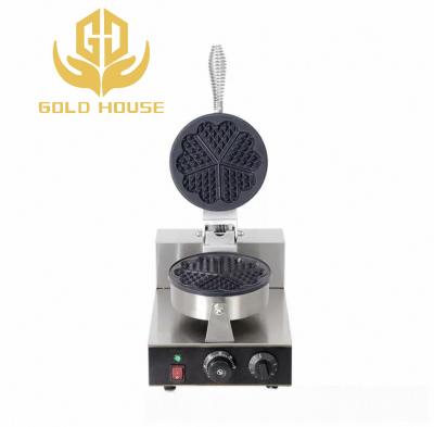 China 1 Plate 5 Heart Electric Mini Waffle Maker Machine 1.2KW for sale