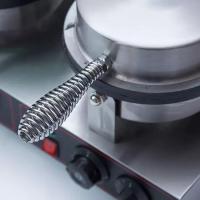 China 2 Plate Electric Cone Machine Snack Bar Equipment For Restaruant for sale