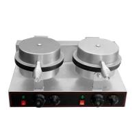 China 2 Plate Electric Cone Machine Snack Bar Equipment For Restaruant for sale