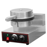 China Ice Cream Cone Machine Single Plate Electric Waffle Cone Maker 1.2Kw for sale