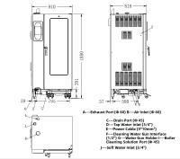 China Twenty Layer Touchscreen Commercial Electric Combi Oven 37KW With LED Lights for sale