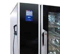 China JO-E-T101 Kitchen Commercial Equipment Electric Touchscreen 10 Tray Combi Oven for sale