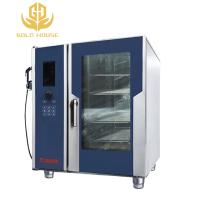 China LCD Version Kitchen Commercial Equipment Injection 10 Tray Combi Oven for sale