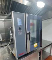 China LCD Version Kitchen Commercial Equipment Injection 10 Tray Combi Oven for sale