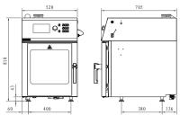 China 4 Tray Injection Electric Combination Oven Multi Function for sale