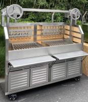 China CH-1500 Argentinian Adjustable Charcoal Grill 304 Stainless Steel Material for sale