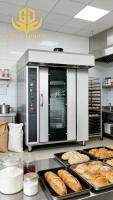 China 16-plate Big Rotary Oven Gas Burner With Steam Functions for sale
