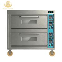 China 2-layer, 2-tray Electric Deck Oven For Startup Bakery Shop And Commercial Restaurant for sale