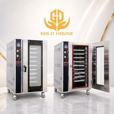 China Electric Hot Air Convection Oven Digital Instrument Bakery Equipment 10 Trays for sale