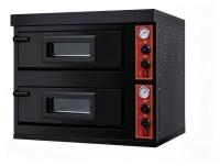 China Professional Double Deck Commercial Pizza Oven with 500°C High Temperature and Independent Dual-Zone Control for sale