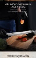 China Professional Single Bevel Right-handed Sashimi Knife with Hitachi Yasuki SLD High Carbon Steel and HRC 62±2 Hardness for sale