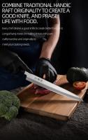 China Professional Single Bevel Right-handed Sashimi Knife with Hitachi Yasuki SLD High Carbon Steel and HRC 62±2 Hardness for sale