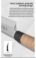 China Professional Single Bevel Right-handed Sashimi Knife with Hitachi Yasuki SLD High Carbon Steel and HRC 62±2 Hardness for sale