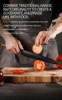 China 300mm Yanagiba Sushi Knife with Aogami Blue Steel #2 Core, DLC Coating, and Single Bevel Edge for sale