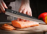 China Long Yi Chang 270mm Yanagiba Knife with Yasuki Yellow Paper #2 High-Carbon Steel and Single Bevel for Sashimi Slicing for sale