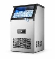 China Commercial High Efficiency 30KG/24H Air Cooled Ice Cube Machine Stainless Steel Ice Block Maker for Bubble Tea Shops for sale