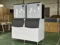 China 400LB Commercial Water Cooled Ice Machine Stainless Steel Ice Cube Maker 200KG/24H High Efficiency for sale