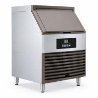 China 100KG/24H Commercial Automatic Ice Maker Machine Air Cooled Stainless Steel Ice Cube Making Machine for Shop Small Business Sale for sale
