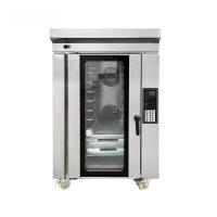 China 10-Tray Electric Rotary Rack Oven – High Efficiency Commercial Bakery And Restaurant Bread, Cake, Corn Bread Baking Machine for sale