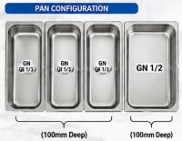 China Commercial Countertop Refrigerated Display Cabinet , Air-Cooled Glass Door Merchandiser for Desserts, Pizza, Salad, Beverage Fresh Keeping for sale