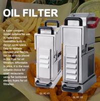China KFC Style Fast Food Kitchen 35L 45L Portable Deep Fryer Oil Filter Machine – Foldable Cooking Oil Filtration System for sale