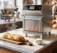 China High-Speed Commercial Lightwave Oven: Rapid Infrared Convection Baking Oven with Smart Touch Panel, Double French Doors for sale
