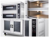 China Commercial 2-Layer 4-Tray Baking Oven with 10-Tray Proofer – Complete Bakery Combo Set for sale