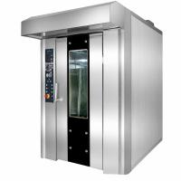 China Industrial 64-Tray Electric Hot Air Rotary Oven – Model HG-64D | 380V Heavy-Duty Baking Oven for sale