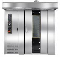 China Industrial 64-Tray Electric Hot Air Rotary Oven – Model HG-64D | 380V Heavy-Duty Baking Oven for sale