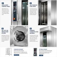 China 16-Tray Electric Hot Air Rotary Oven – Model HG-16D | 380V Industrial Baking Oven with 304 Stainless Steel Rack for sale