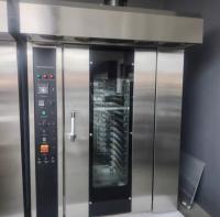China 32-Tray Electric Hot Air Rotary Oven – Model HG-32D 380V Industrial Baking Oven with 304 Stainless Steel Rack for sale