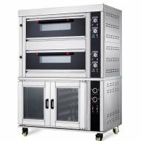 China Commercial 2-Layer 4-Tray Electric Baking Oven With 10-Tray Proofer  Model 40D+10F 380V Bakery Combo for sale