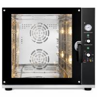 China Commercial Electric Convection Oven with 5 Trays and 4-Burner Pizza Bakery Oven Combo for Neapolitan Pizza for sale